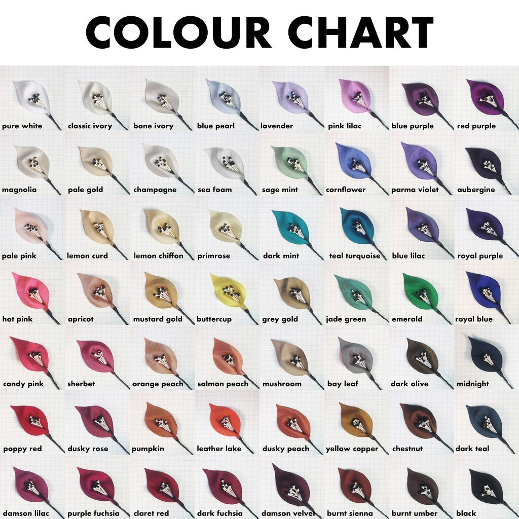New Colour Chart! – Lace Botanica